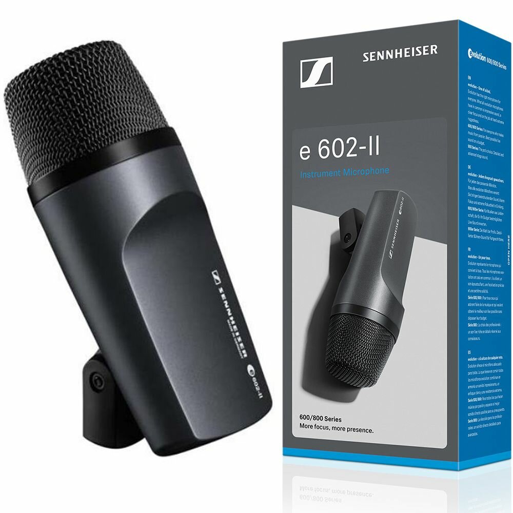 Sennheiser Микрофон инструментальный Sennheiser E602, серый металлик
