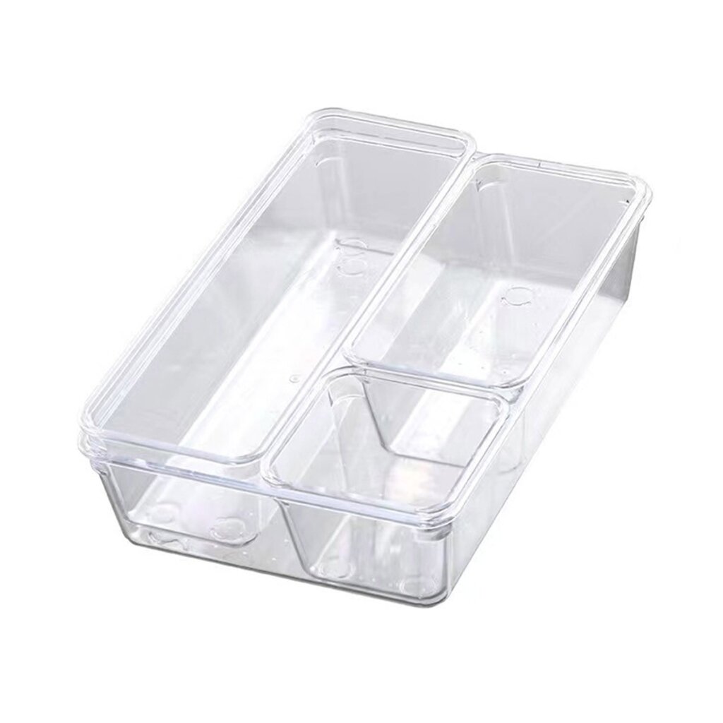 Набор прозрачных лотков-органайзеров для ящиков Набор лотков для макияжа Разделители ящиков стола Ящики-органайзеры для кухни спальни Ванной комнаты Офиса