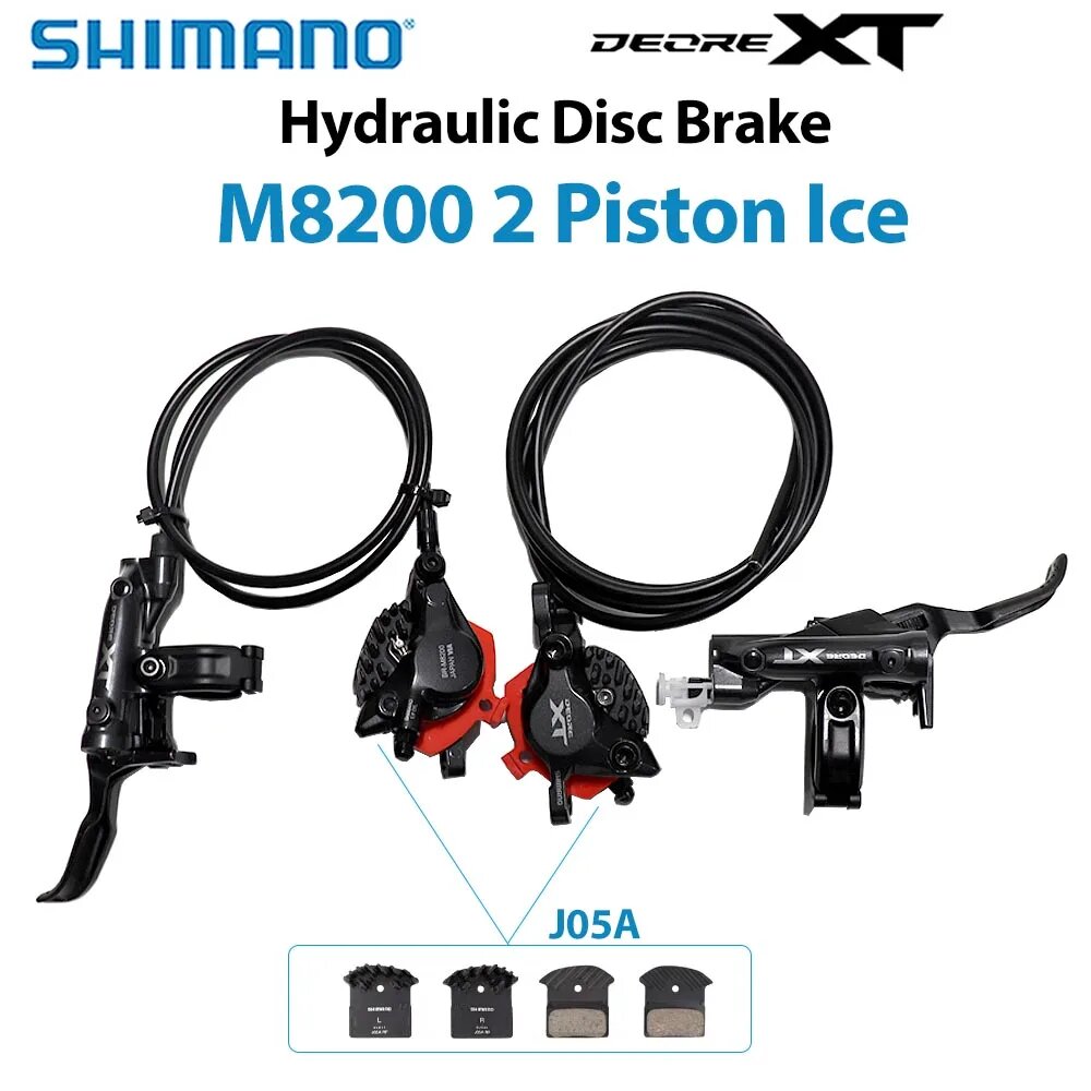 Гидравлические дисковые тормоза Shimano Deore XT M8200 M8220 2/4 поршня для MTB M8200 J05A Split