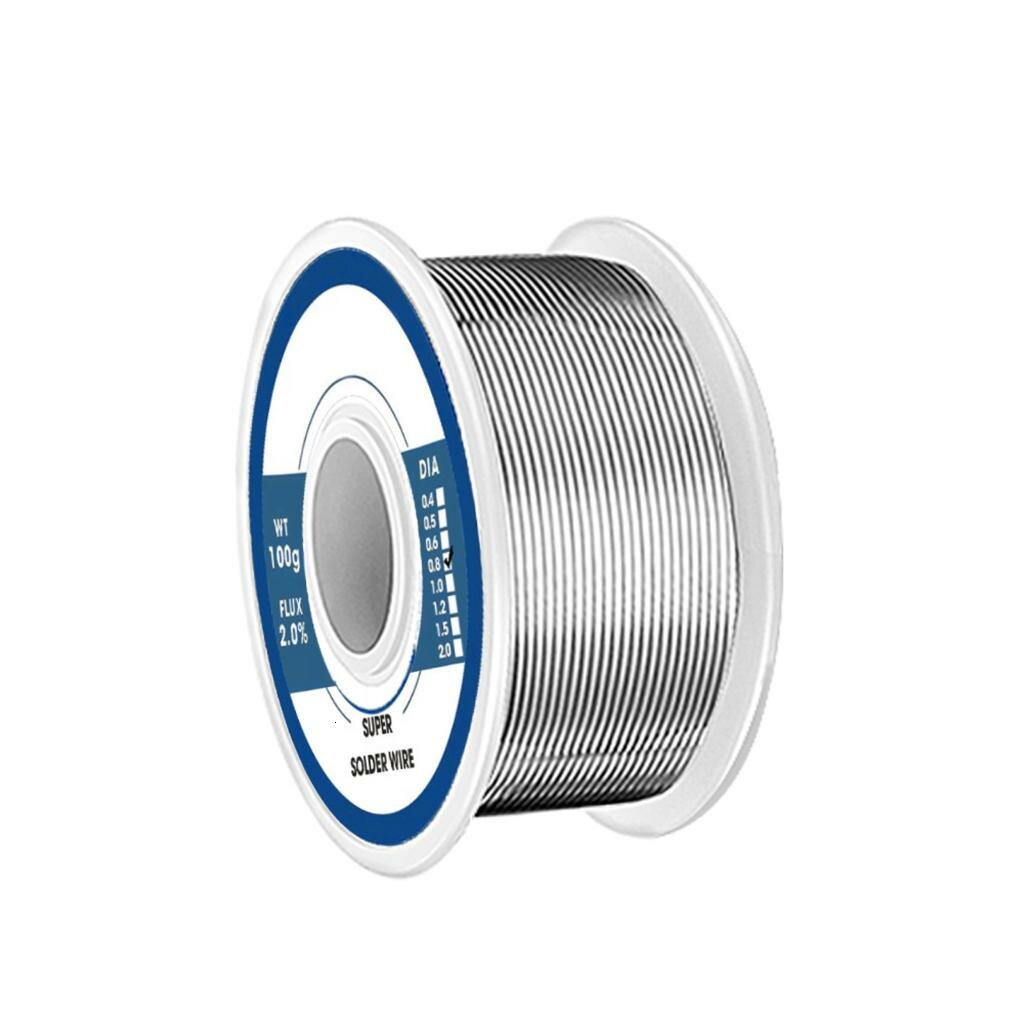 Низкоплавкая оловянная проволока для электроники, 100 г 1,0 мм