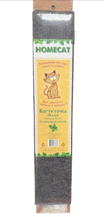 Homecat Когтеточка для кошек малая с мятой (58х10 см)