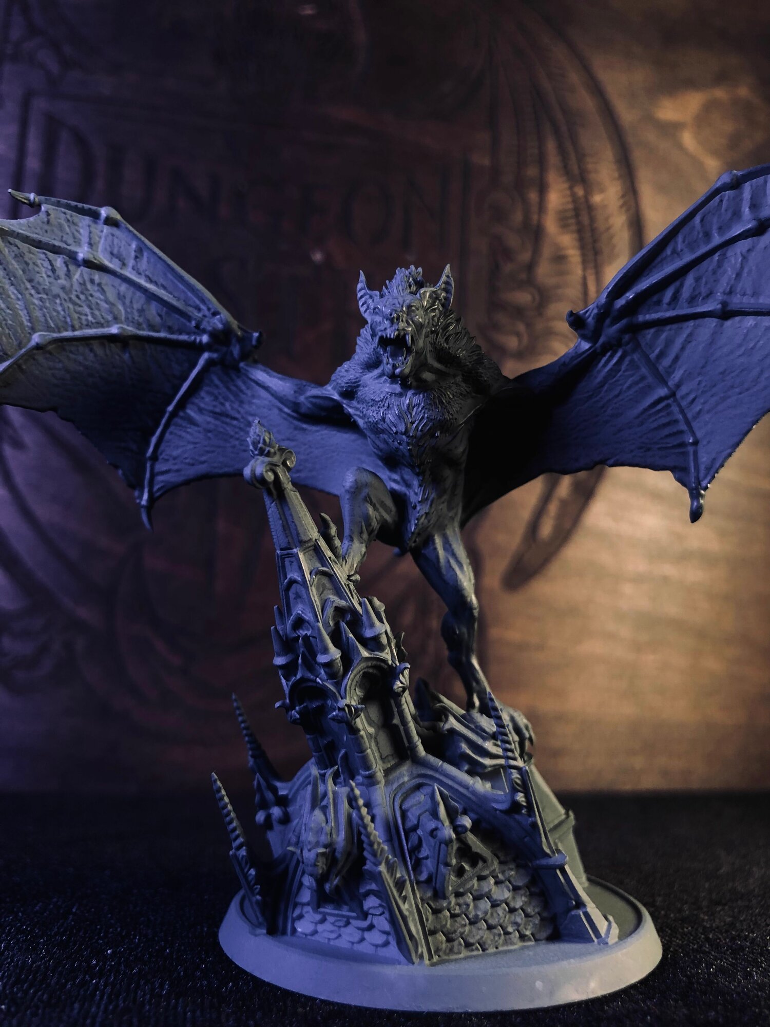 Огромный нетопырь, вампир - Миниатюра для настольных игр DnD, ДнД, Dungeons & Dragons, Pathfinder.