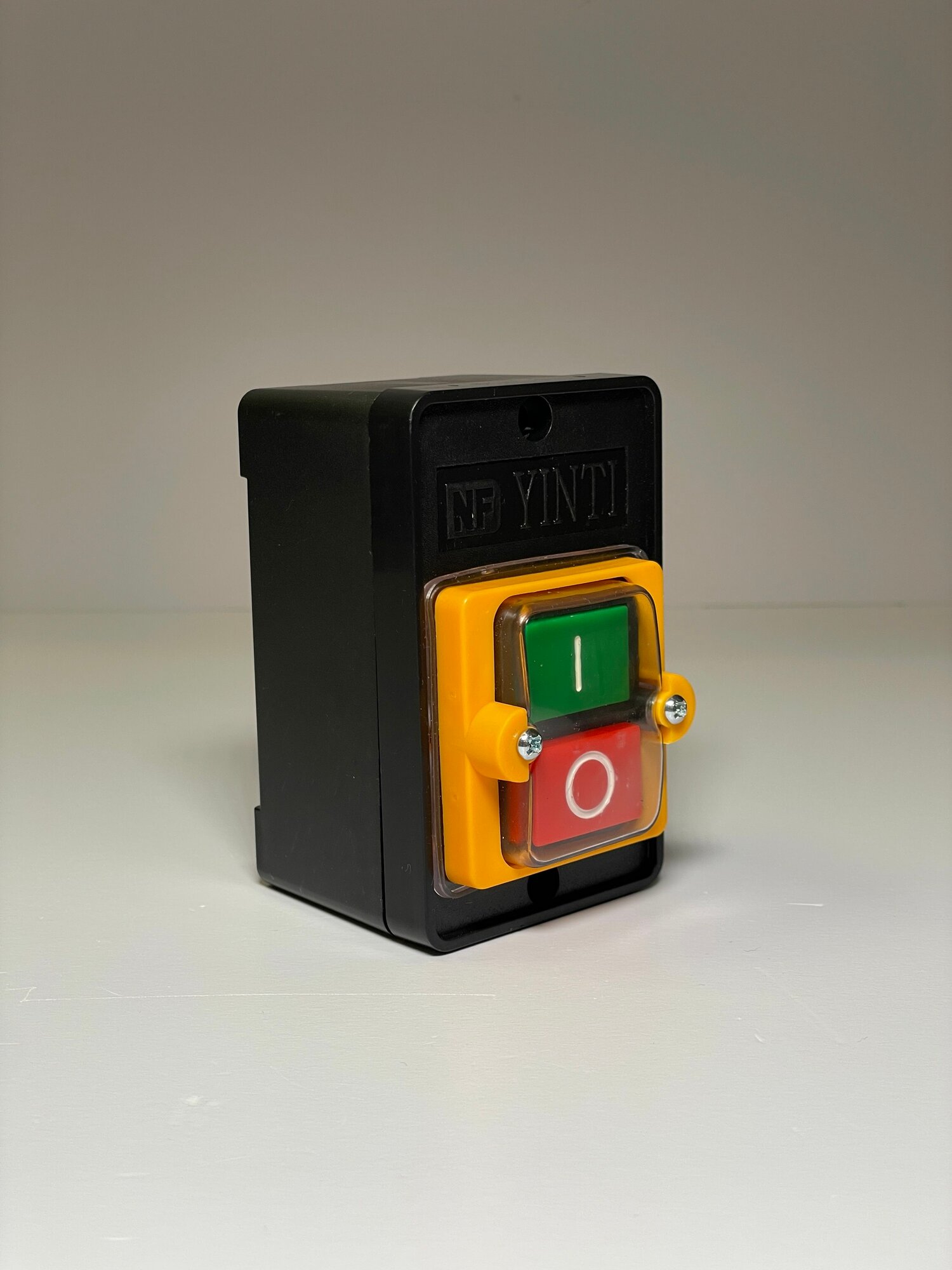 Кнопка управления, выключатель 220/380 В 10 А, кнопочный переключатель старт-стоп с фиксацией водонепроницаемый