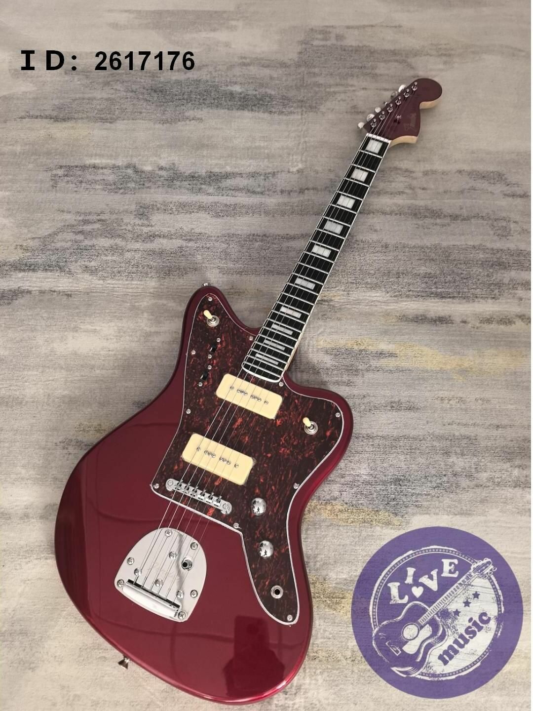 Электрогитара Fender Jaguar Jazz master 6-струнная с корпусом из красного дерева, 39 дюймов