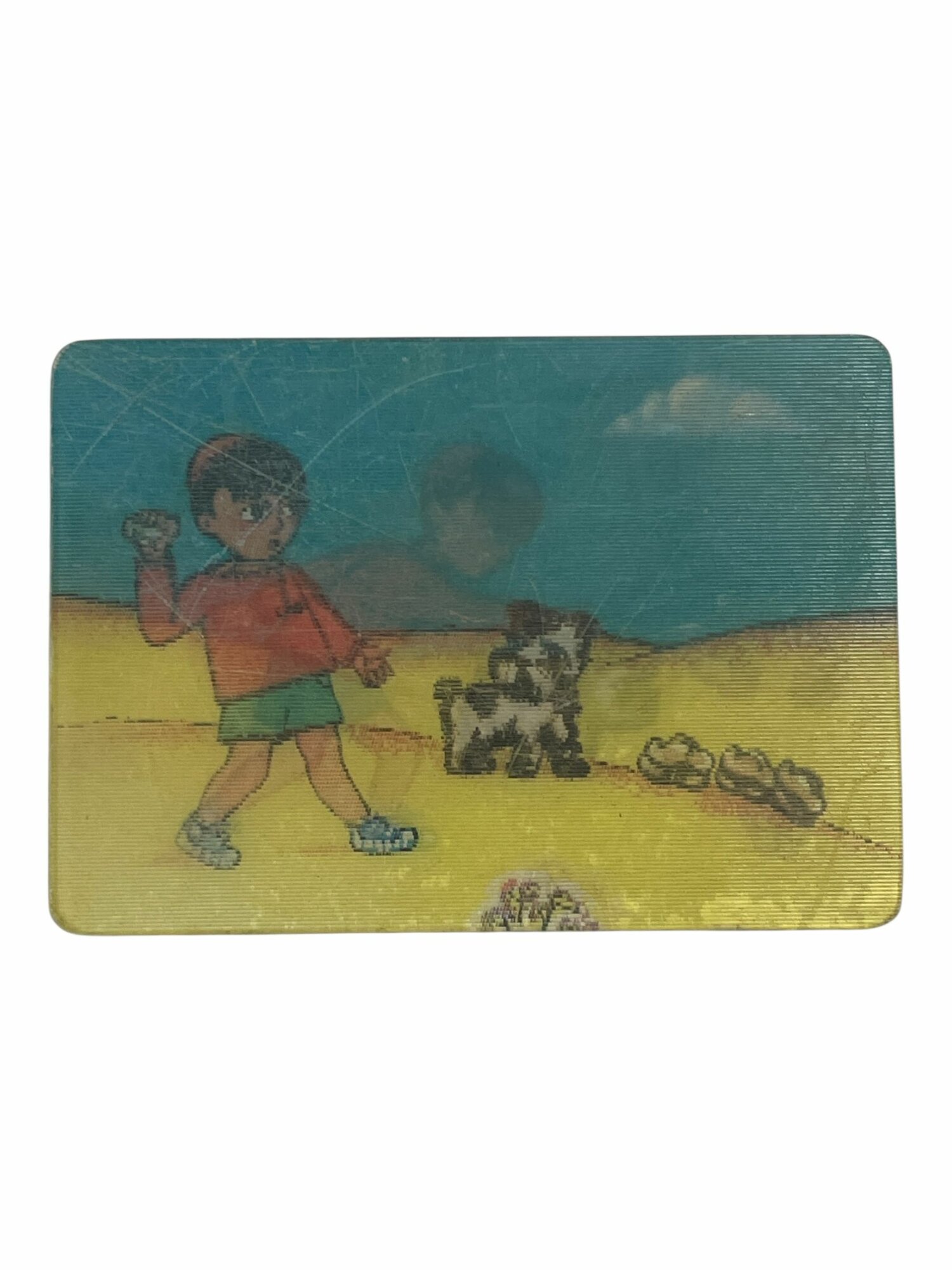 Советский винтажный переливающийся календарь, советская мультипликация, сделано в СССР