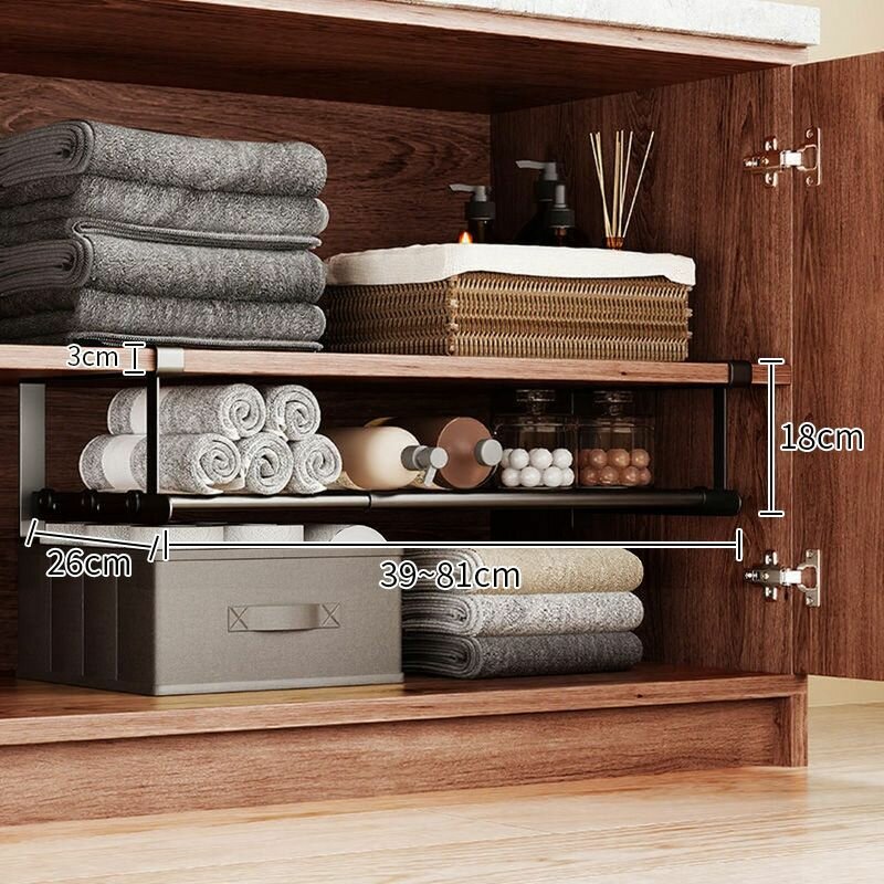 Выдвижная обувная полка Youen с многоярусными полками, многоярусный шкаф для хранения в доме, подвесная полка под раковину, полка для хранения в ванной комнате.