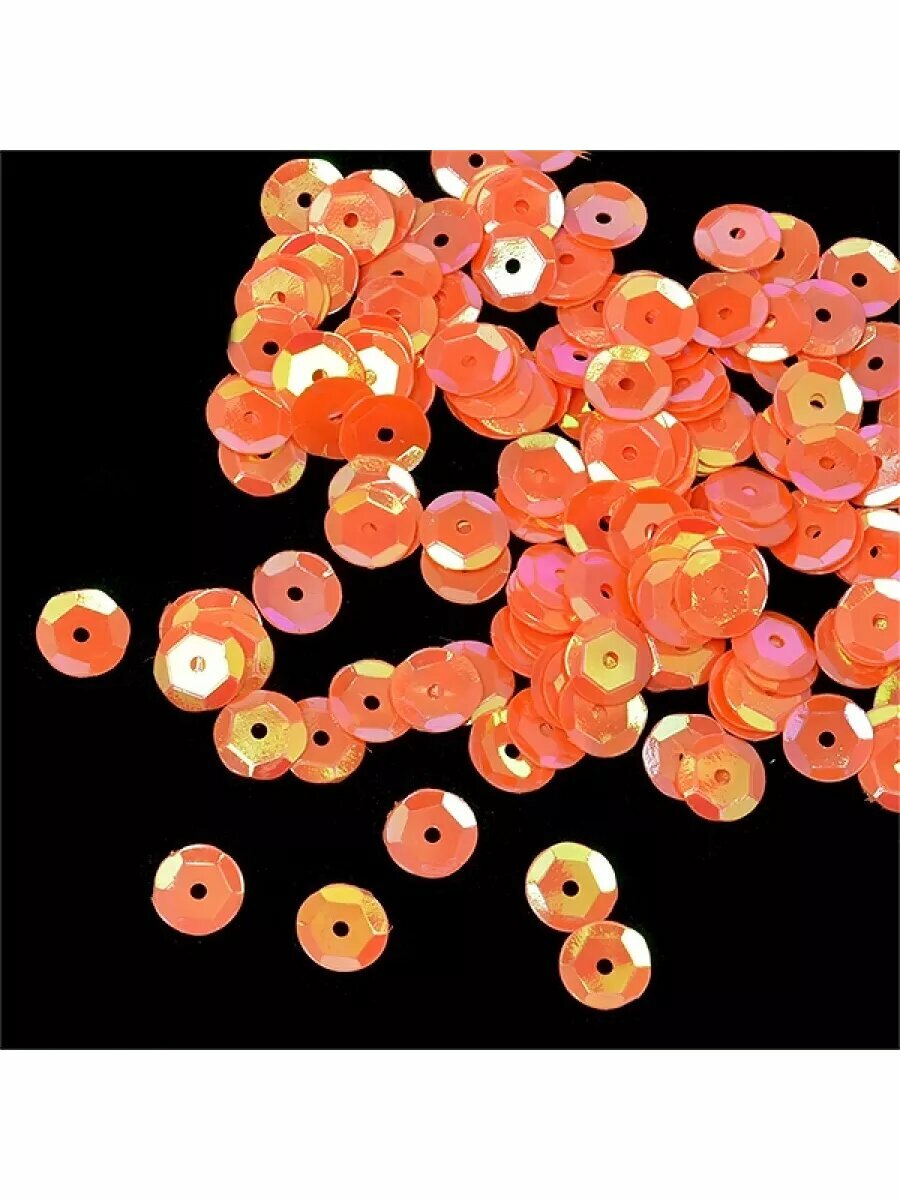 Пайетки пришивные для декорирования одежды 8мм 50г