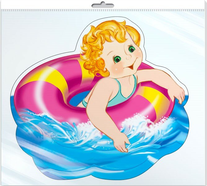 Мини Плакат вырубной Ребёнок летом ФМ-010710