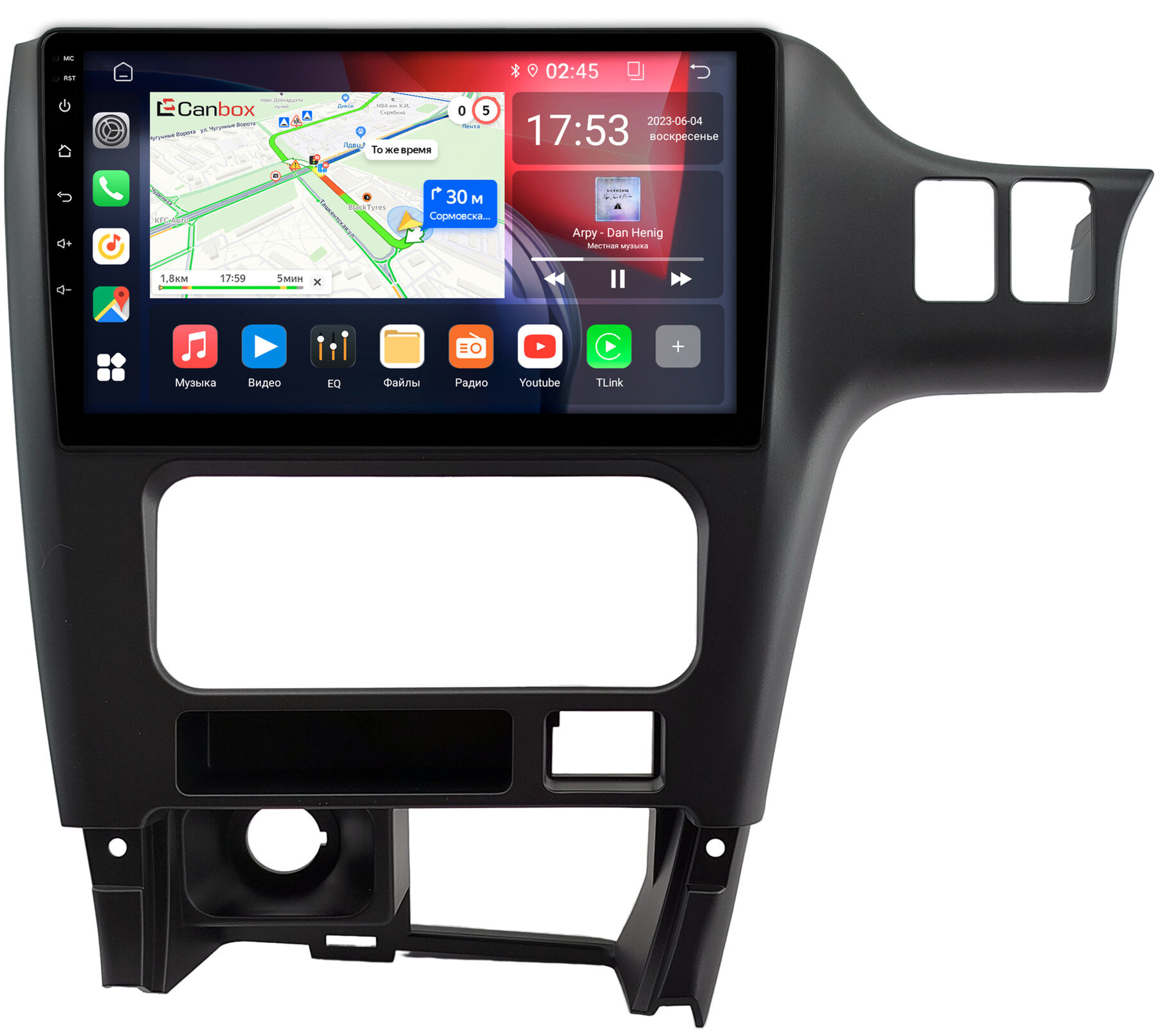 Штатная магнитола Subaru Legacy 3, Outback 2 1998-2004 (правый руль) Canbox RS9-0757 1.5/32 Android 10 (IPS, DSP, CarPlay)