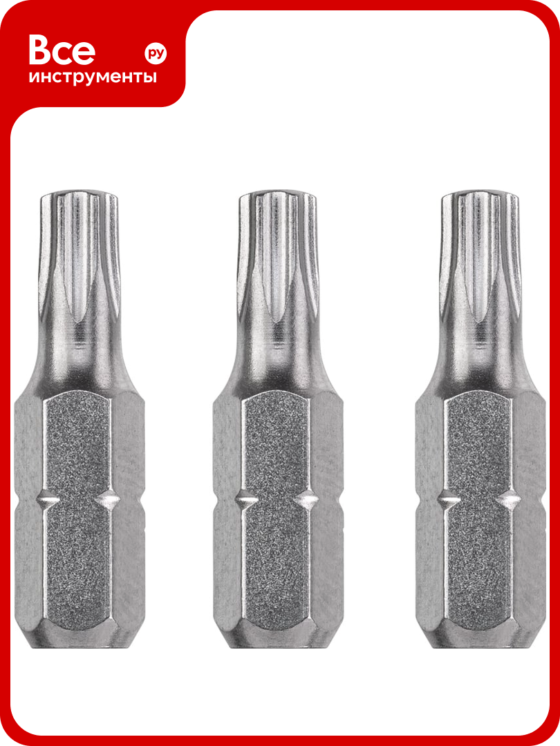 Бита TORX15 25 мм INDUSTRY 3 шт. KWB 121215