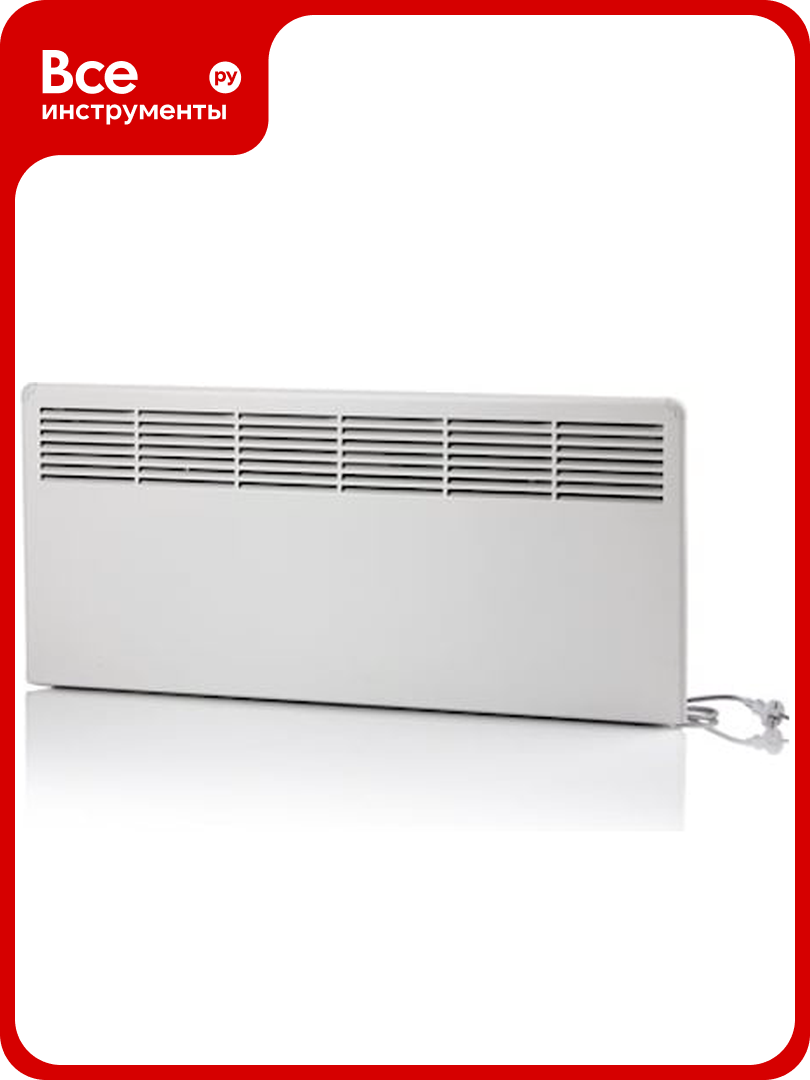 Конвектор Ensto FinnHeat, эл. термост, вилка, 1000Вт EPHBE10PR