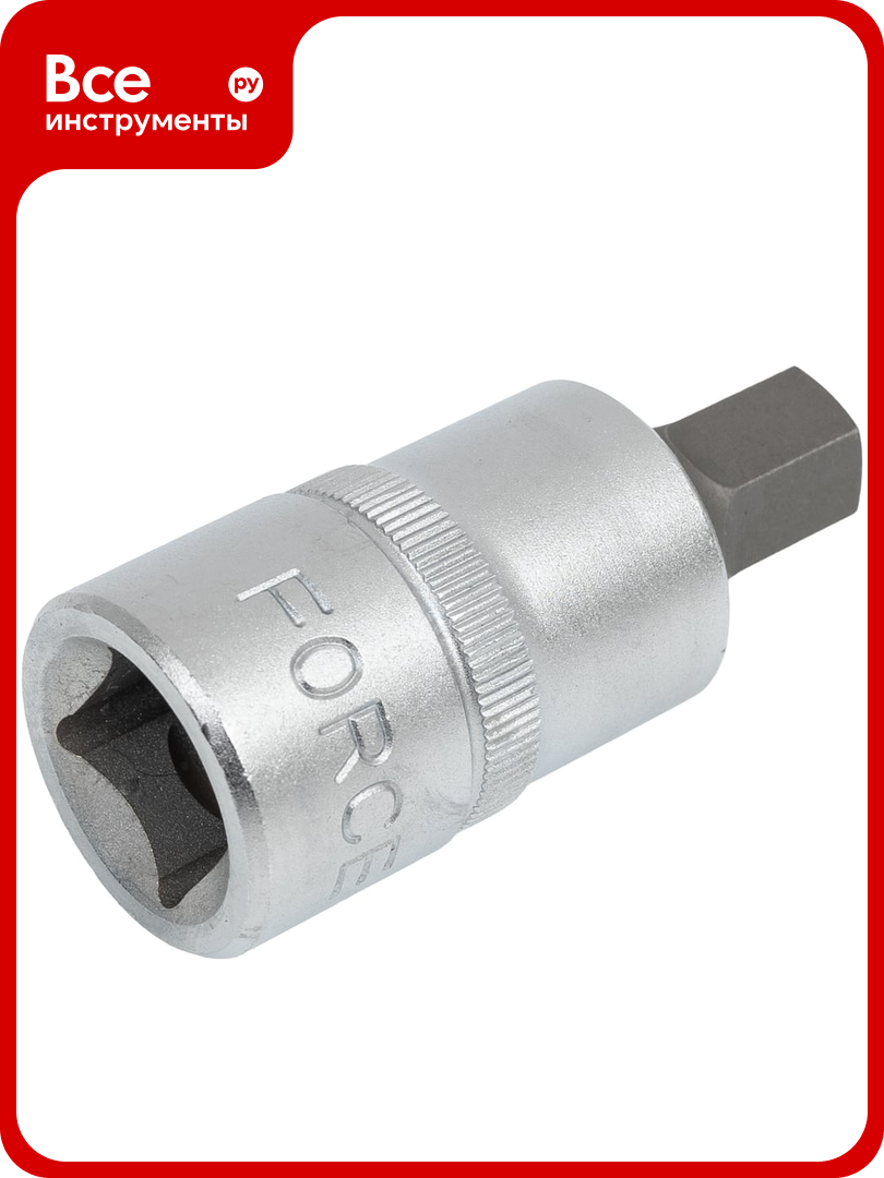 Головка-бита пятигранная 1/2", 55 мм FORCE 65001