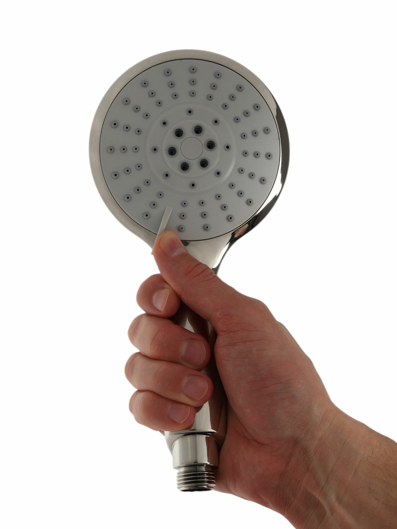 Лейка для душа ZEIN Z3533, d 120 мм, 5 режимов, хром/синий