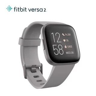 Умные часы Fitbit Versa 2 с функцией обнаружения сна, измерения пульса и фитнес-браслет