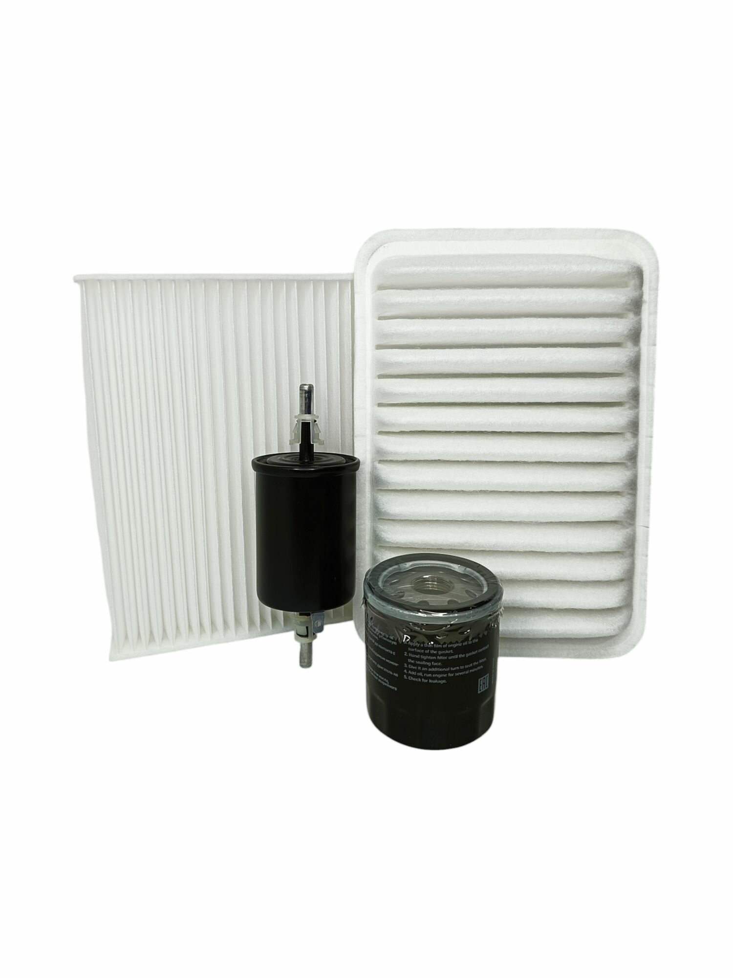 Фильтр воздушный + масляный +салонный + топливный комплект Лифан x50 (Lifan X50)