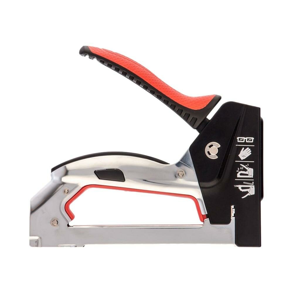 Мебельный стальной степлер MATRIX PRO быстрая загрузка тип скобы 53 6-10 мм 40916