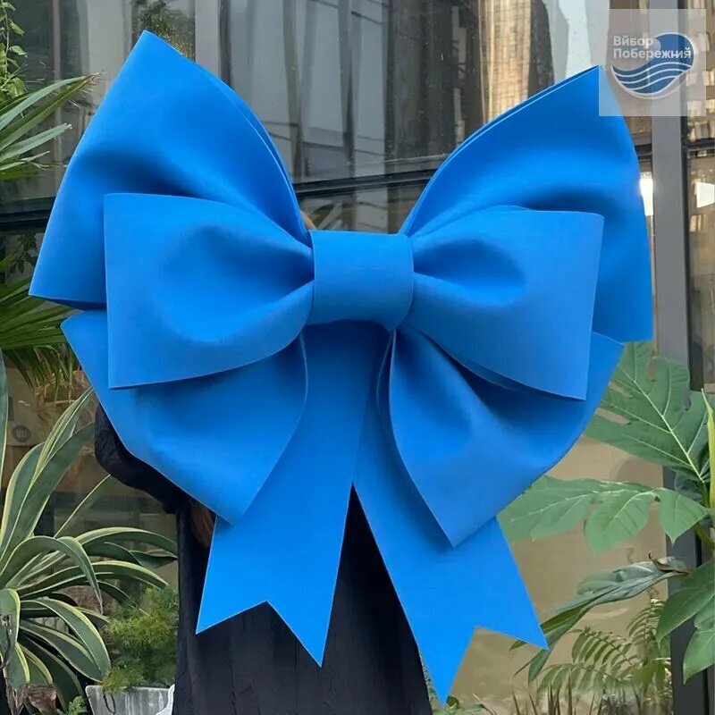 Бант подарочный большой DIY,100x120cm Способ изготовления см. второе видео