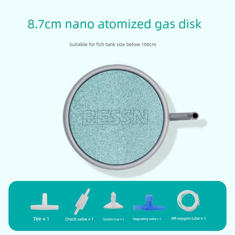Нано-дисковый камень для оксигенации BESSN, аксессуары для кислородного насоса, нано-распылитель, усилитель и