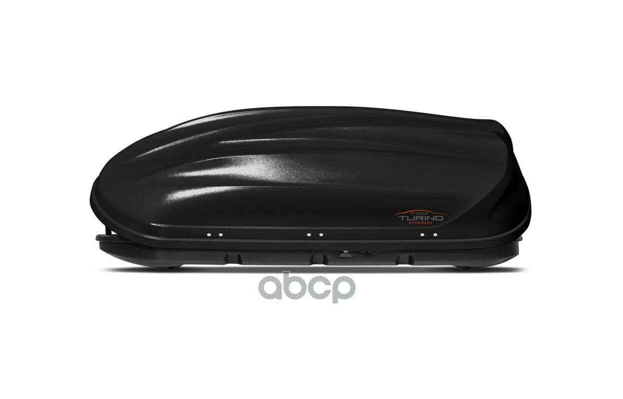 Бокс-багажник на крышу аэродинамический черный Turino 1 двухстороннее открывание 410 л PT Group арт. 00002503
