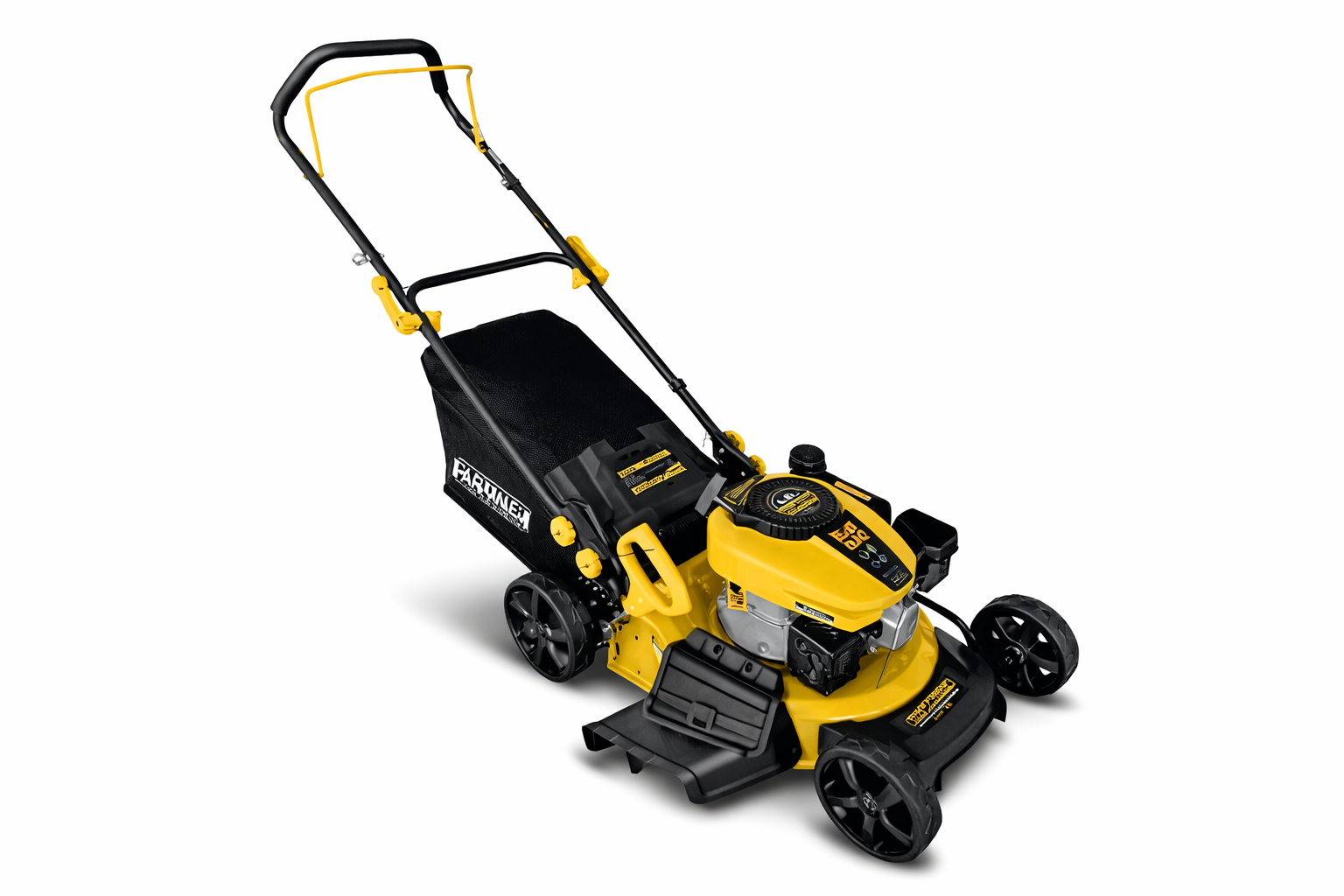 Газонокосилка бензиновая самоходная Partner for Garden 46X ( Самоходная , мульчирование, 5 л. с, 2800-3200 об/мин, 460мм ширина среза, 25-75 высота среза )