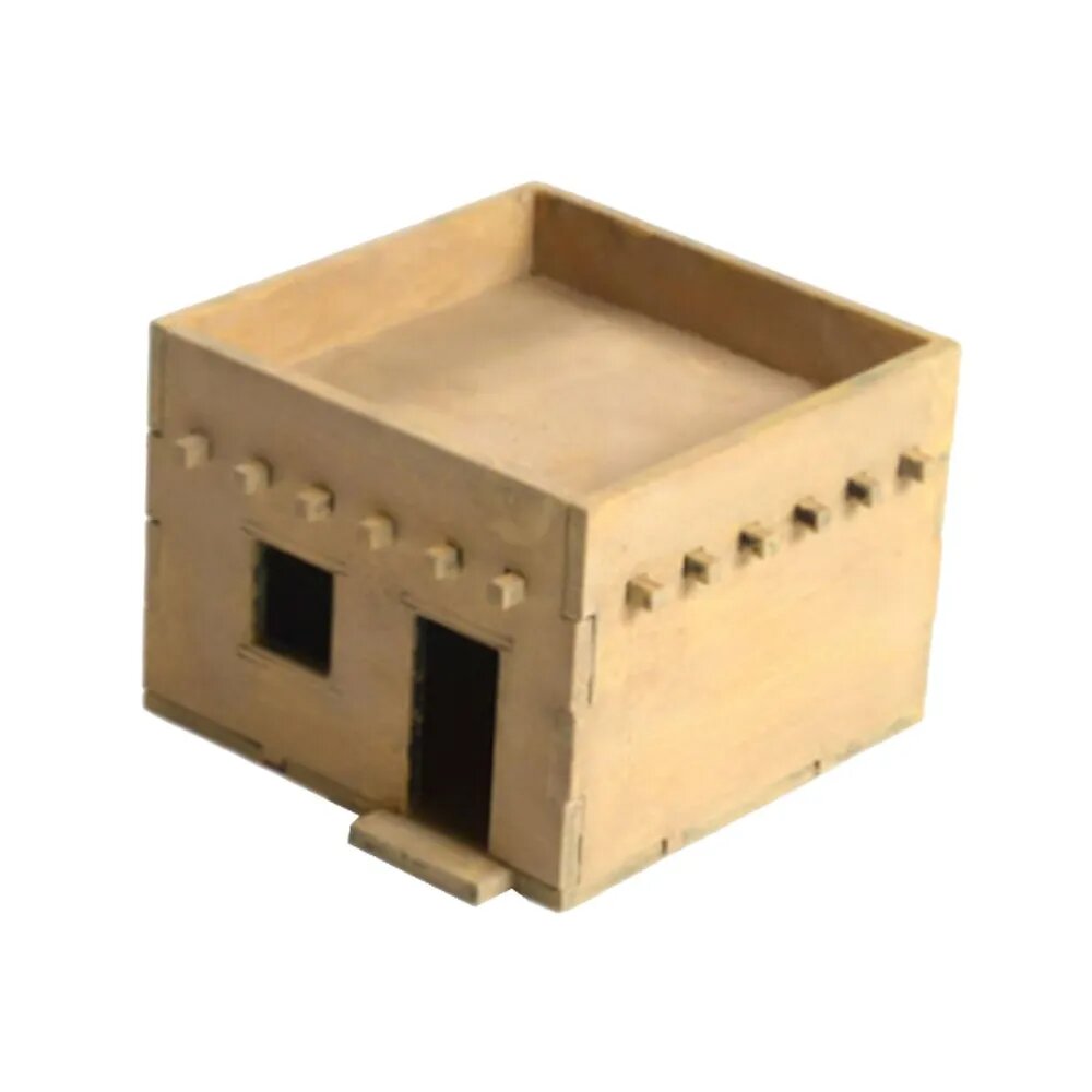 Набор моделей зданий 1:72 для диорамы песочного стола, деревянный дом, сборка своими руками, аксессуар в стиле А