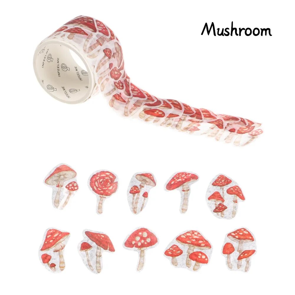 Многоцветная малярная лента Fruit Tape Mushroom