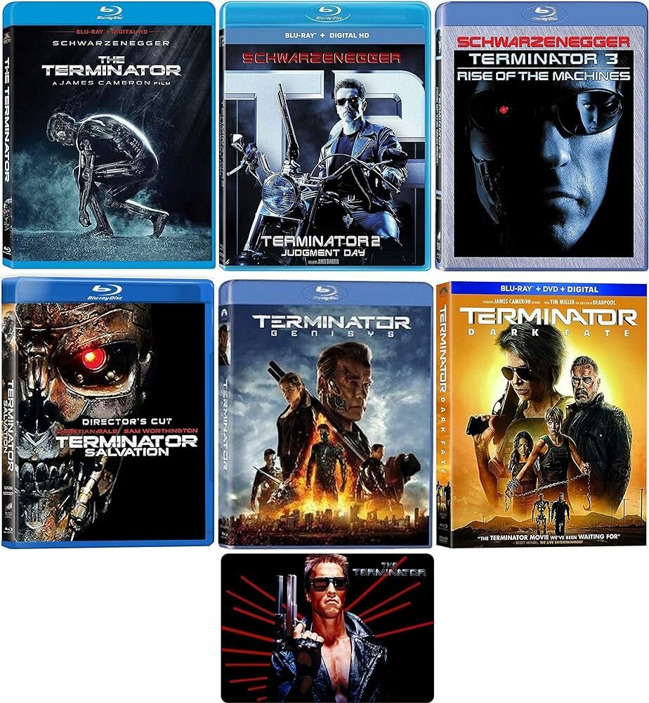Терминатор Коллекция 6 Blu-ray (блю рей) отличное качество