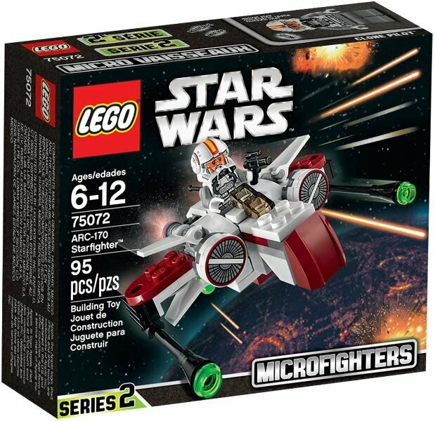 Конструктор LEGO Star Wars 75072 Звёздный истребитель ARC-170 (ARC-170 Starfighter)