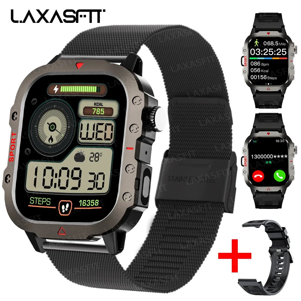 LAXASFIT умные часы Black ML