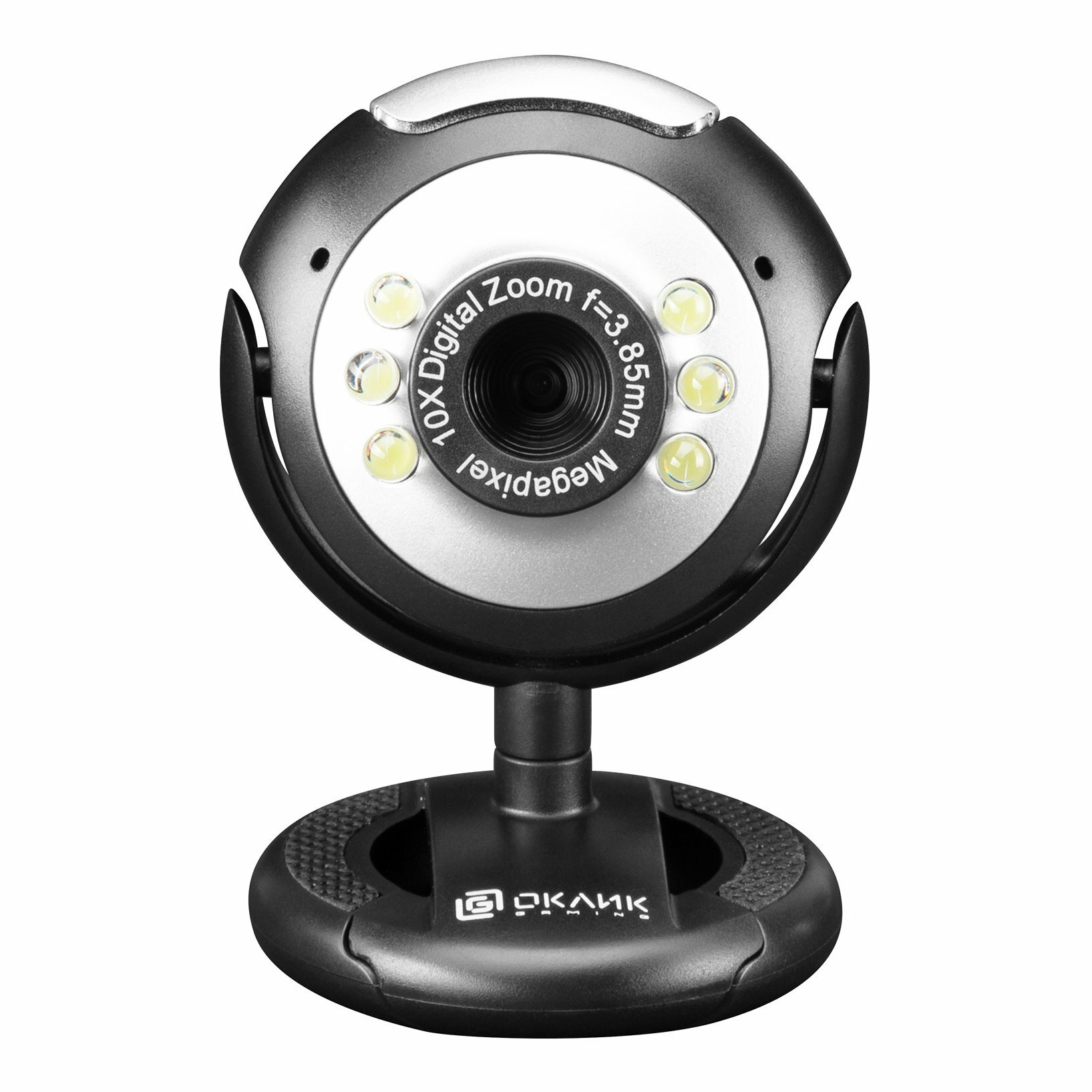 Камера Web OKLICK оклик OK-C8825 черная 0.3Mpix 640x480 USB2.0 с микрофоном