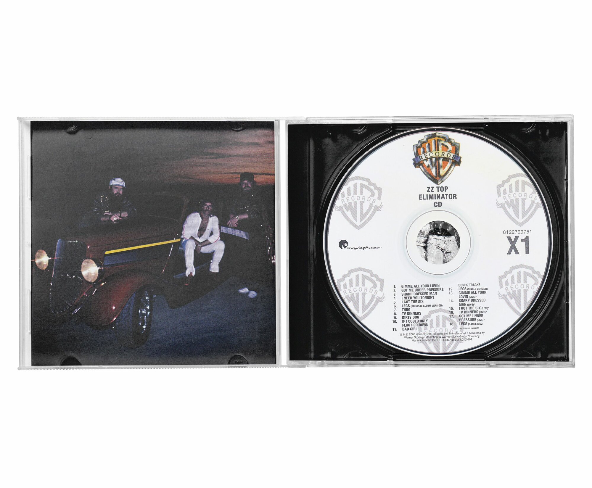 ZZ Top - Eliminator, 2008, 8-page, CD-Аудио — фото 1