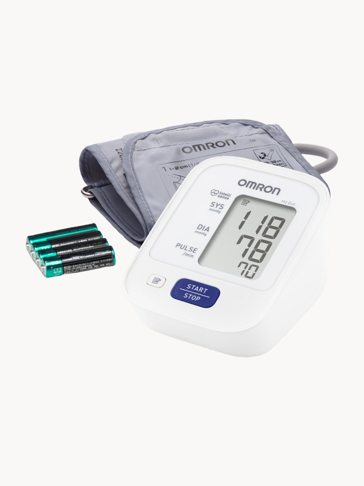 Тонометр автоматический OMRON M2 Eco (RU) без адаптера, с манжетой 22-32см. Измеряйте перед покупкой охват плеча!
