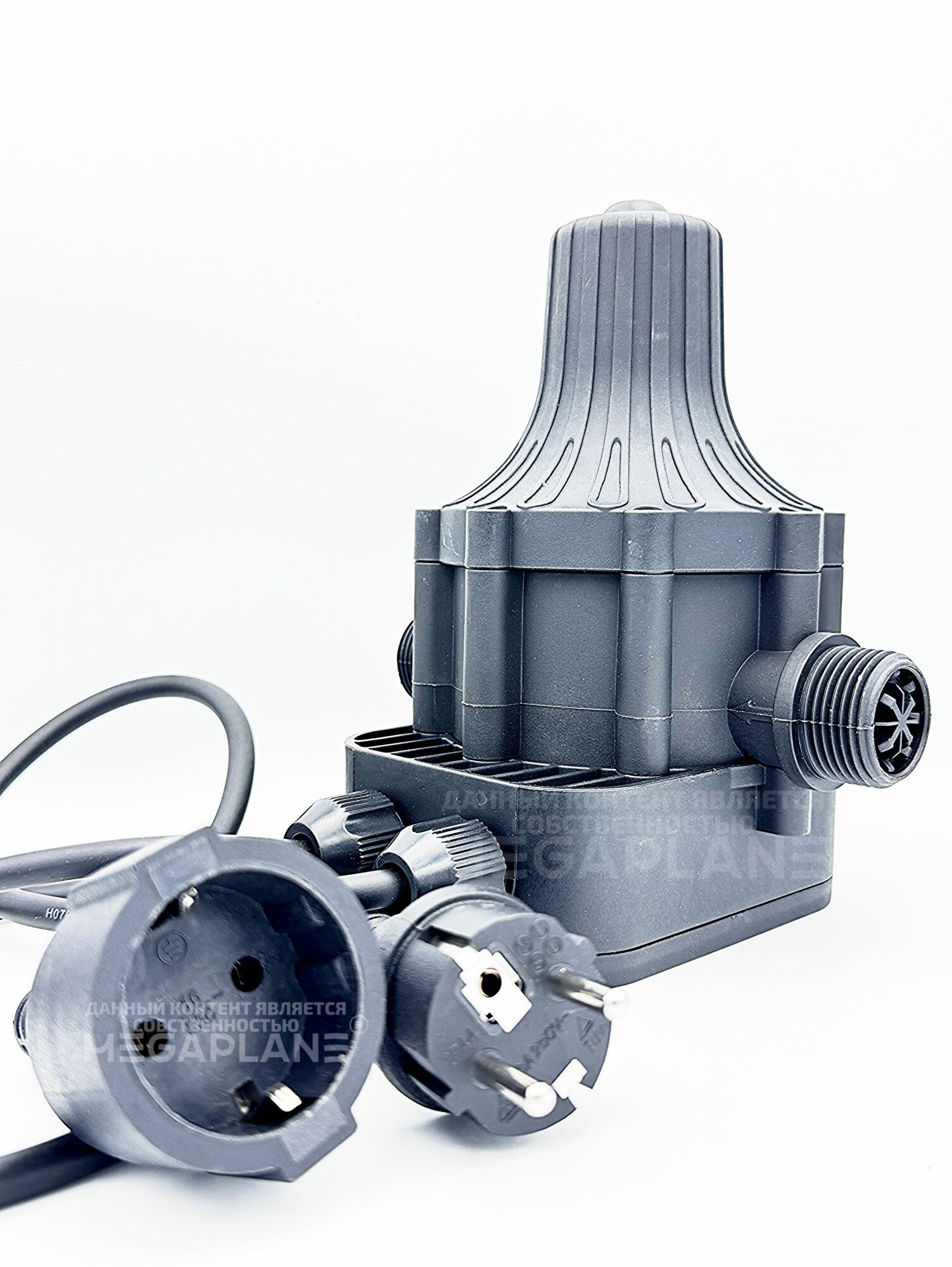 Блок автоматики для насоса TIM PS-08A, реле давления 1.5-3.0 бар, 1 дюйм, защита от сухого хода