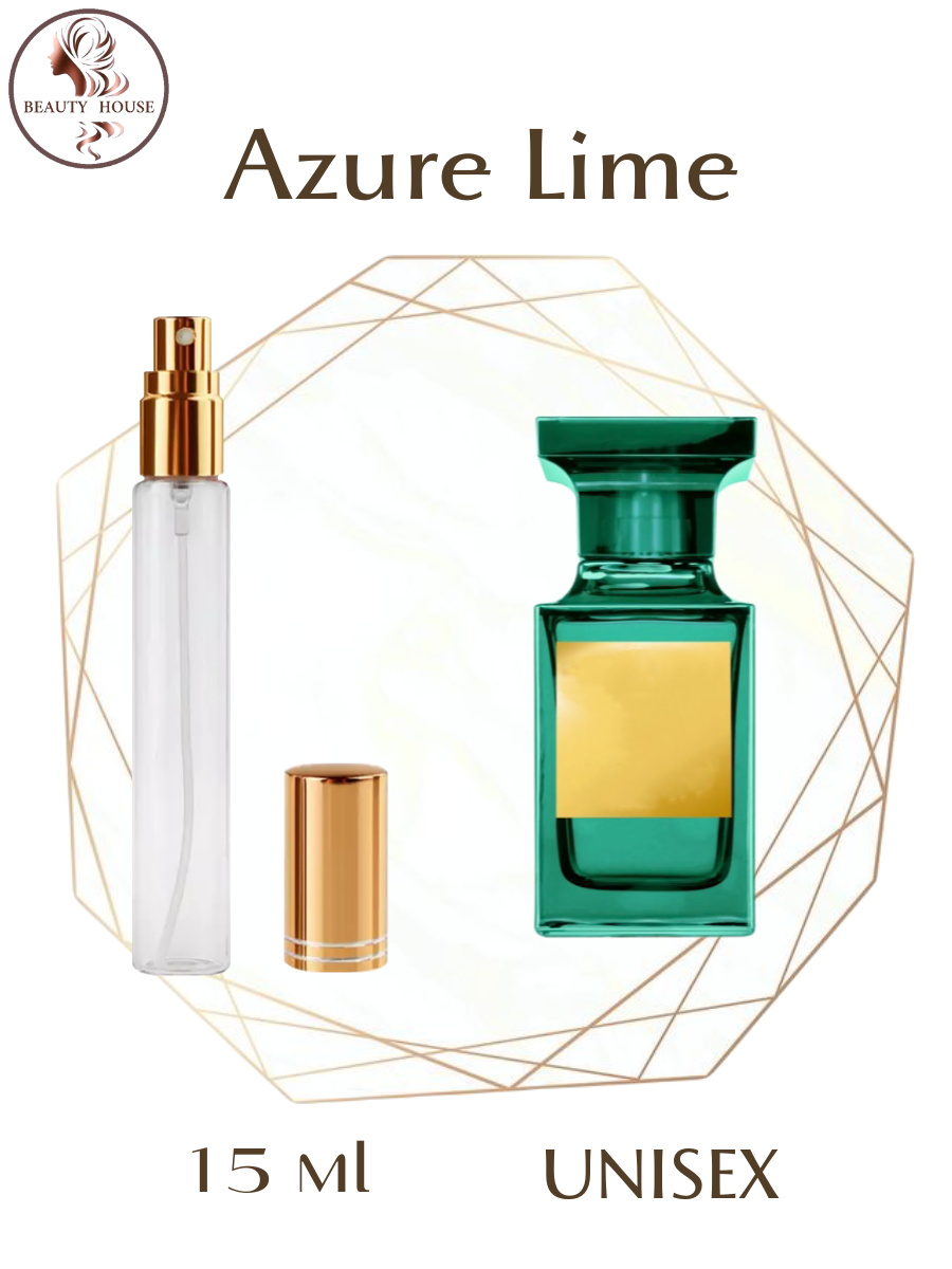 Духи парфюм Azure Lime спрей 15 мл унисекс, цветочные, древесные, мускусные