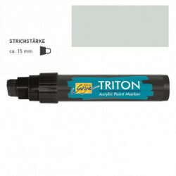 Серебряный художественный акриловый маркер "Solo Goya" Triton" 15,0 мм