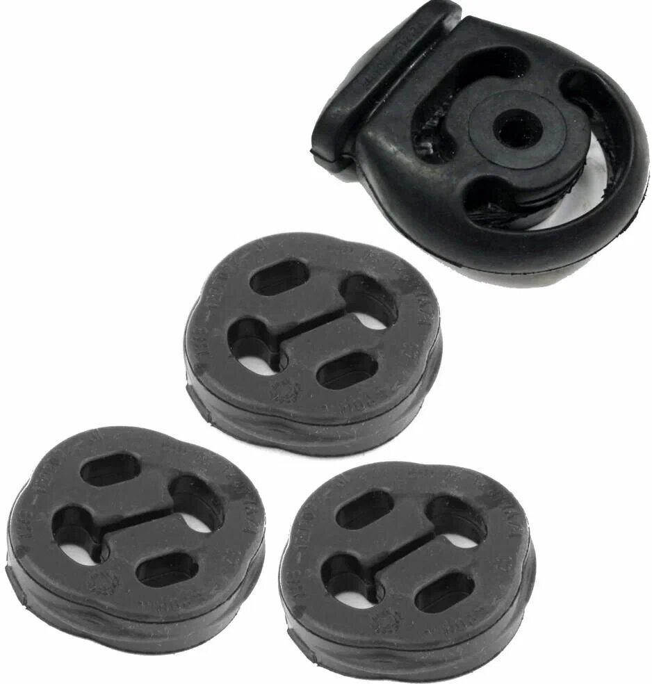 Подушка (крепление) глушителя FERRAT на ВАЗ 2118/19, Kalina 2, резина, чёрный