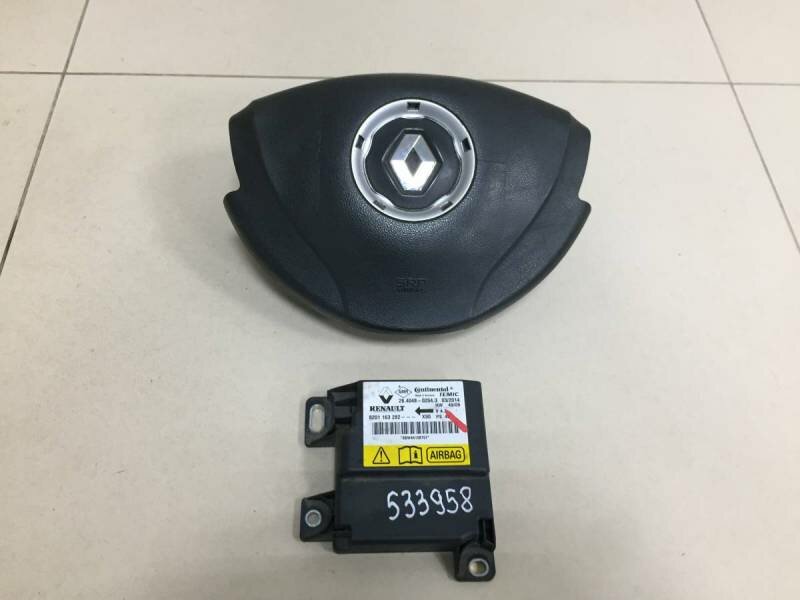 Подушка безопасности в рулевое колесо Renault Logan 1 2005-2014 кат.номер: 985705461R 8201163282