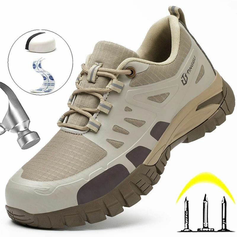 Мужская рабочая ботинки Изоляционная 6KV Защитная обувь с защитой от ударов