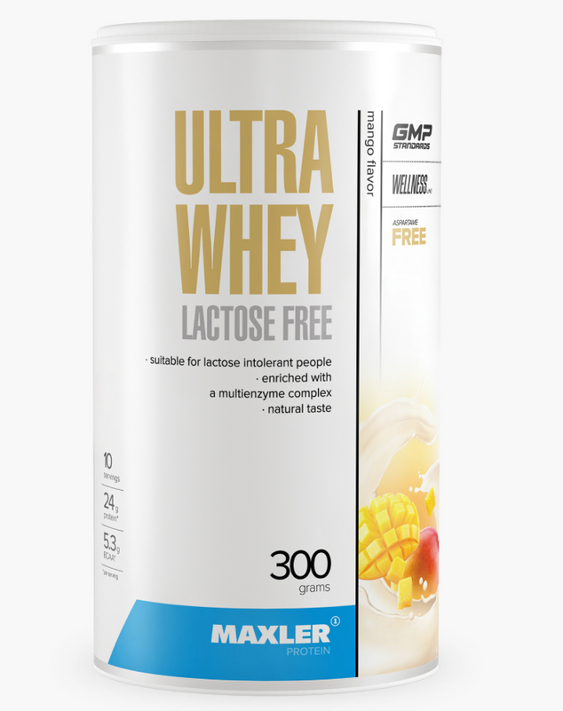 Протеин Ultra Whey Lactose Free 300 г (Maxler)