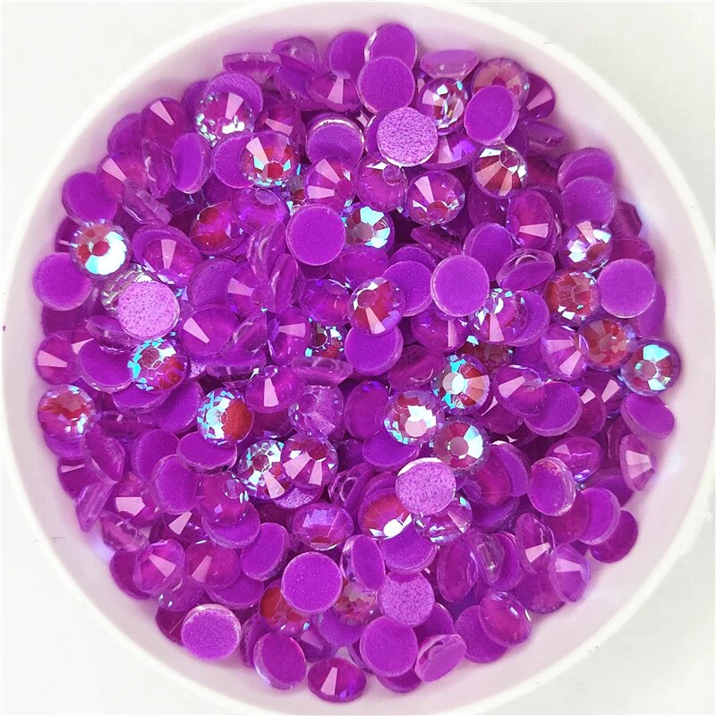 Стразы ss16 Amethyst AB, 1440шт, фиолетовый