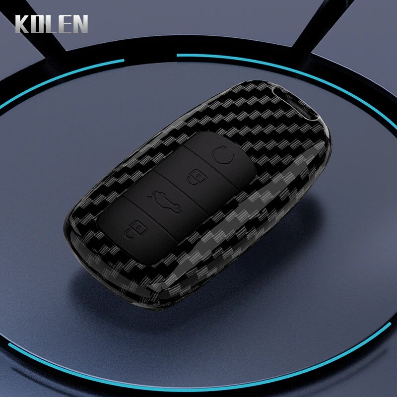 Чехол для автомобильного ключа из АБС-углеродного волокна для Chery Tiggo 8 Pro Tiggo 7 Pro 8 Carbon