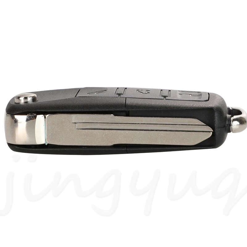 Jingyuqin 3-кнопочный раскладной корпус для автомобильного ключа-пульта для Vw Golf with Hu49 Blade