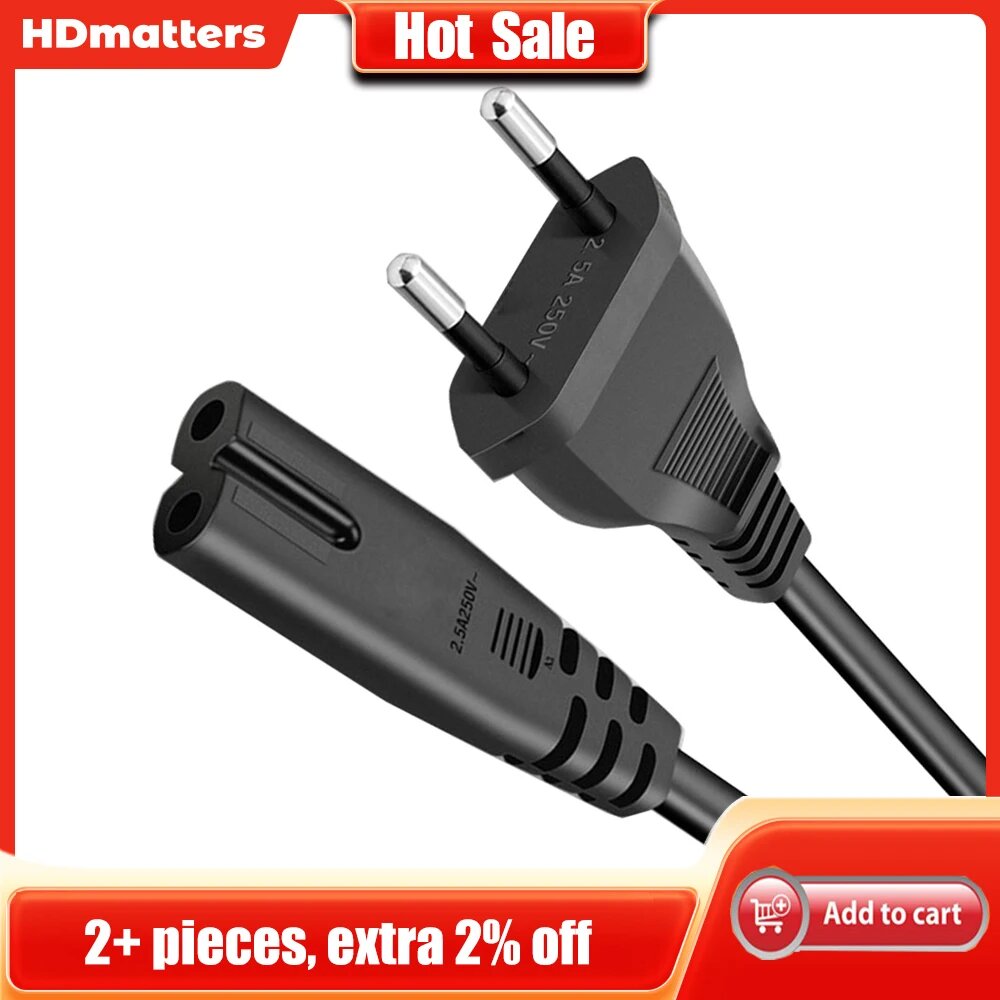 Кабель питания IEC320 C7, 3 м