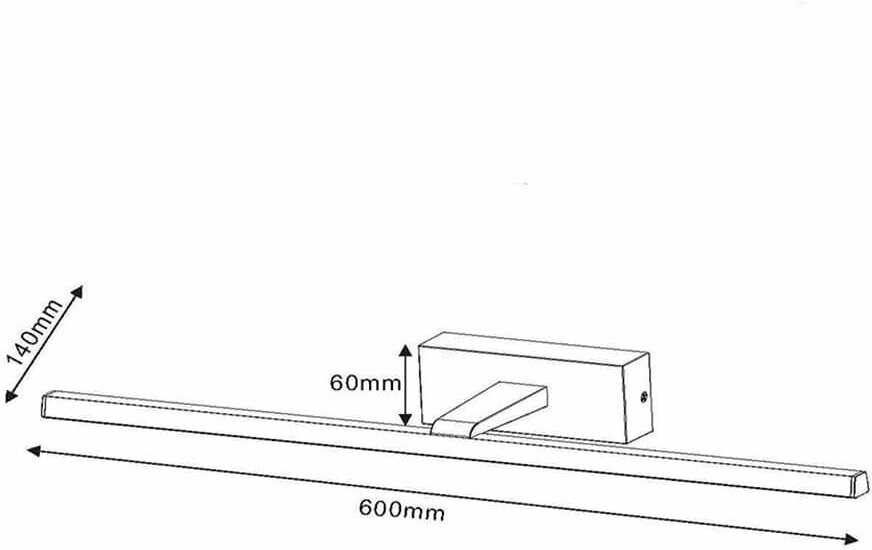 Подсветка зеркал и полок ST Luce Mareto SL446.471.01, Черный, LED 12