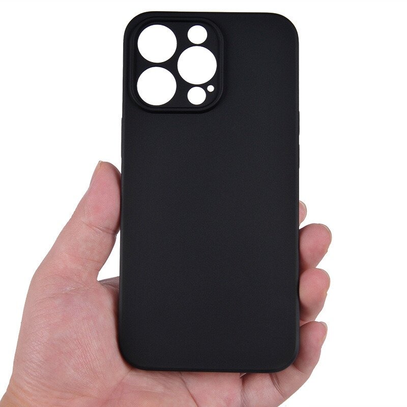 Чехол матовый для Apple iPhone 15 Pro Max, черный