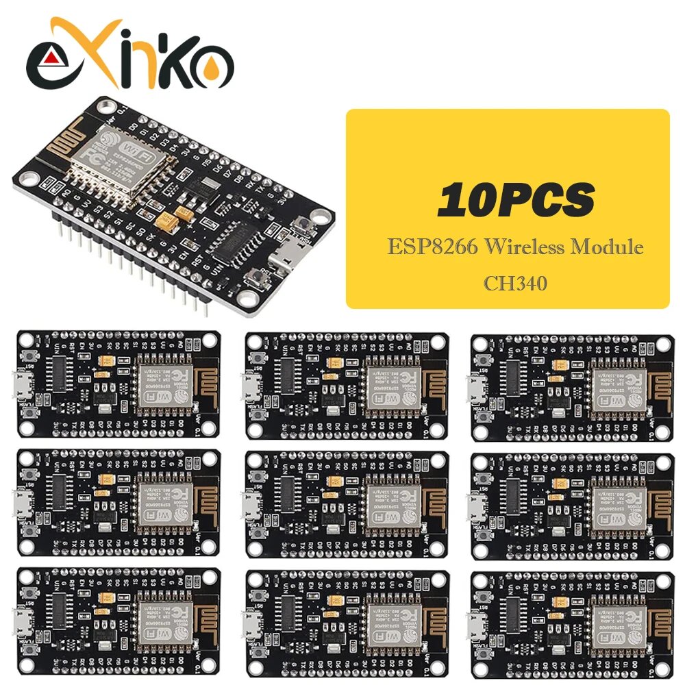 Беспроводной модуль NodeMcu V3 ESP8266 10PCS-CH340 Micro