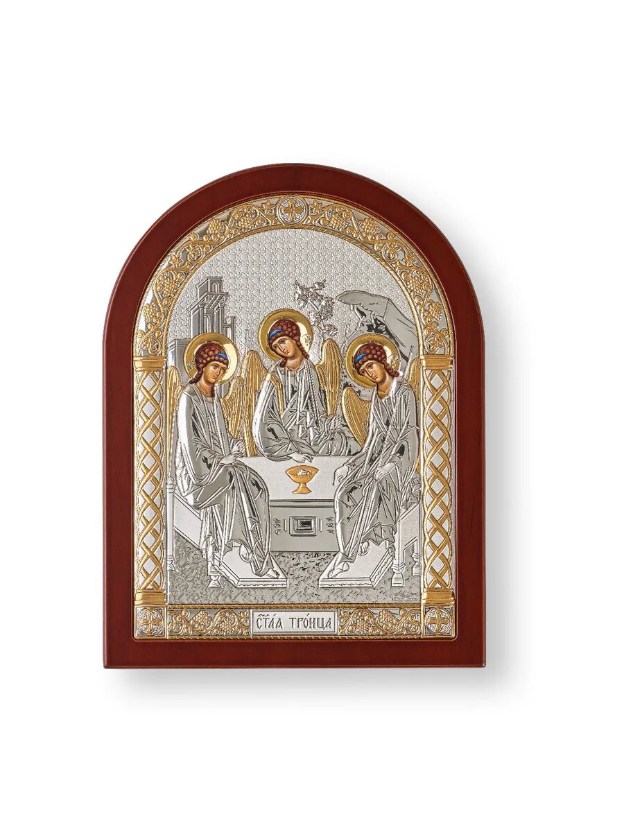 Икона серебряная, греческая 105х140мм.