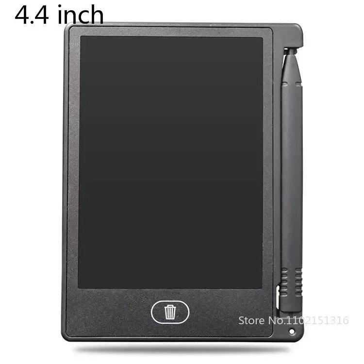 JIMITU Электронная доска для рисования 4,4 дюйма Черный, 4.4 Black