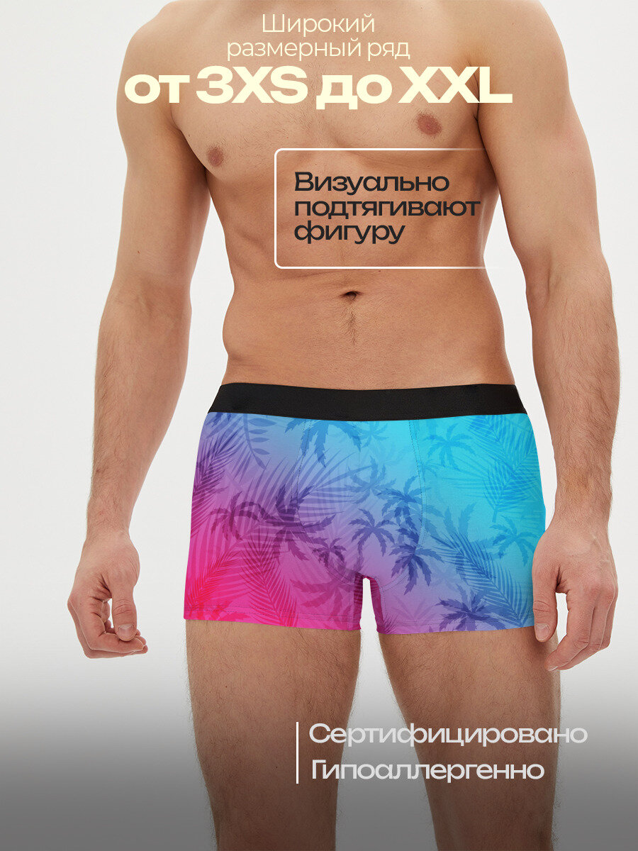 Трусы Разные неоновые принты