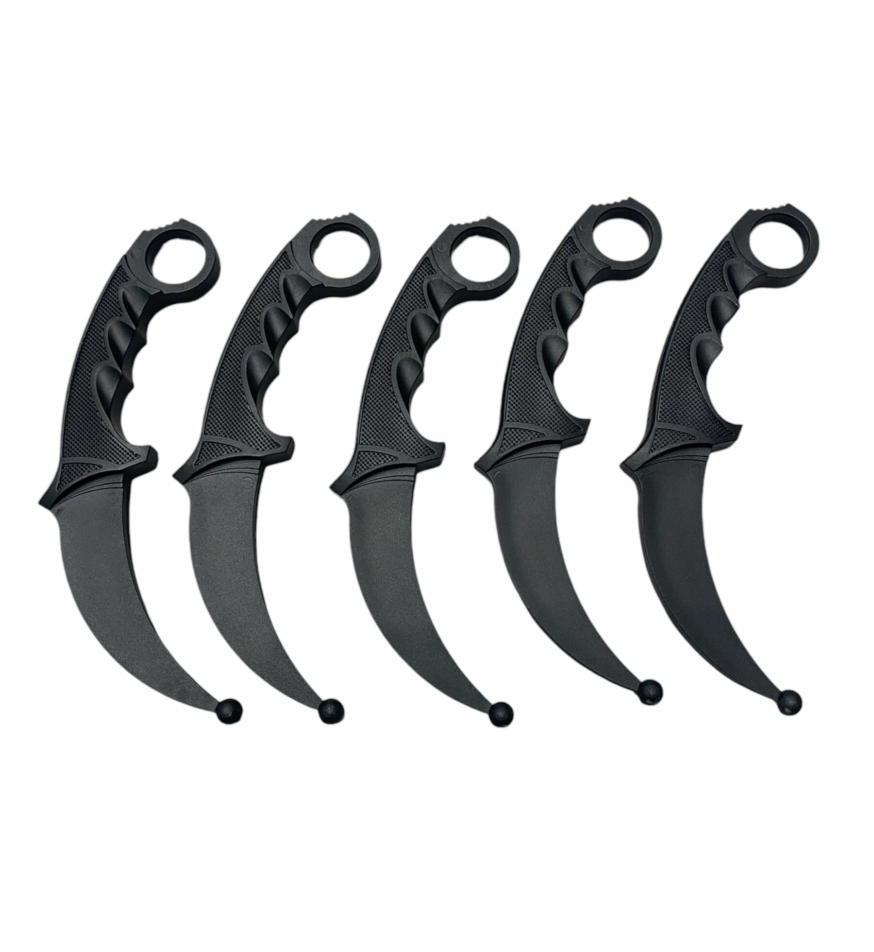 Макет ножа керамбит , пластик, набор 5 шт.